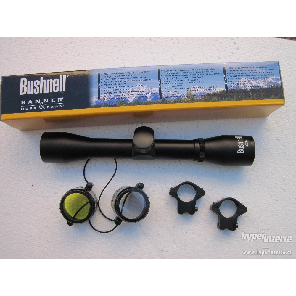 Оптичен прицел Бушнел 4Х32 - за ловна пушка, карабина, въздушна пушка