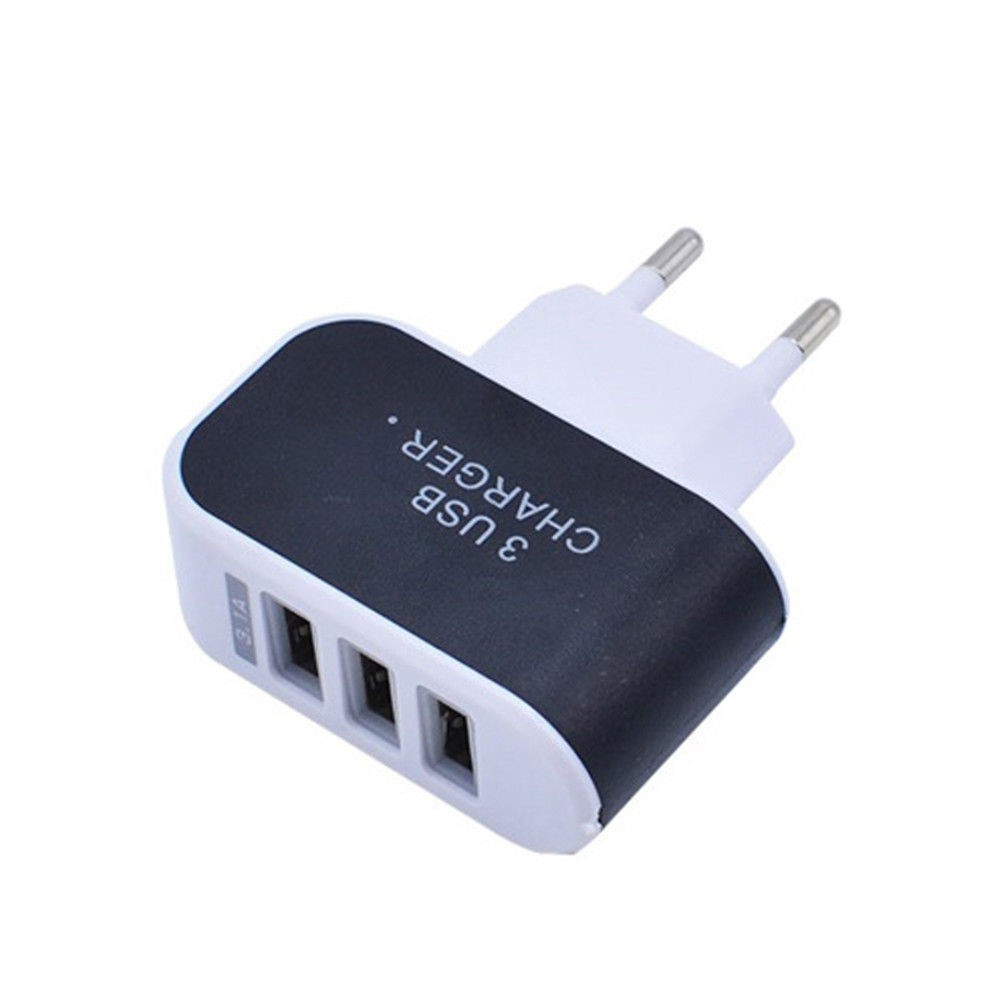 Тройно USB зарядно за ел.мрежа 220V