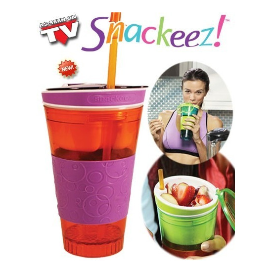 Snackeez 2 в 1 Snack and Drink Cup